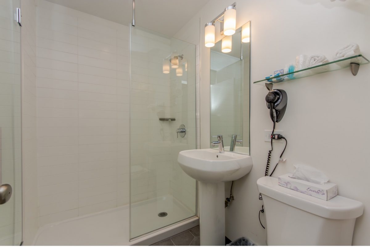 Ohio House Motel bathroom – SkyTouch Technology